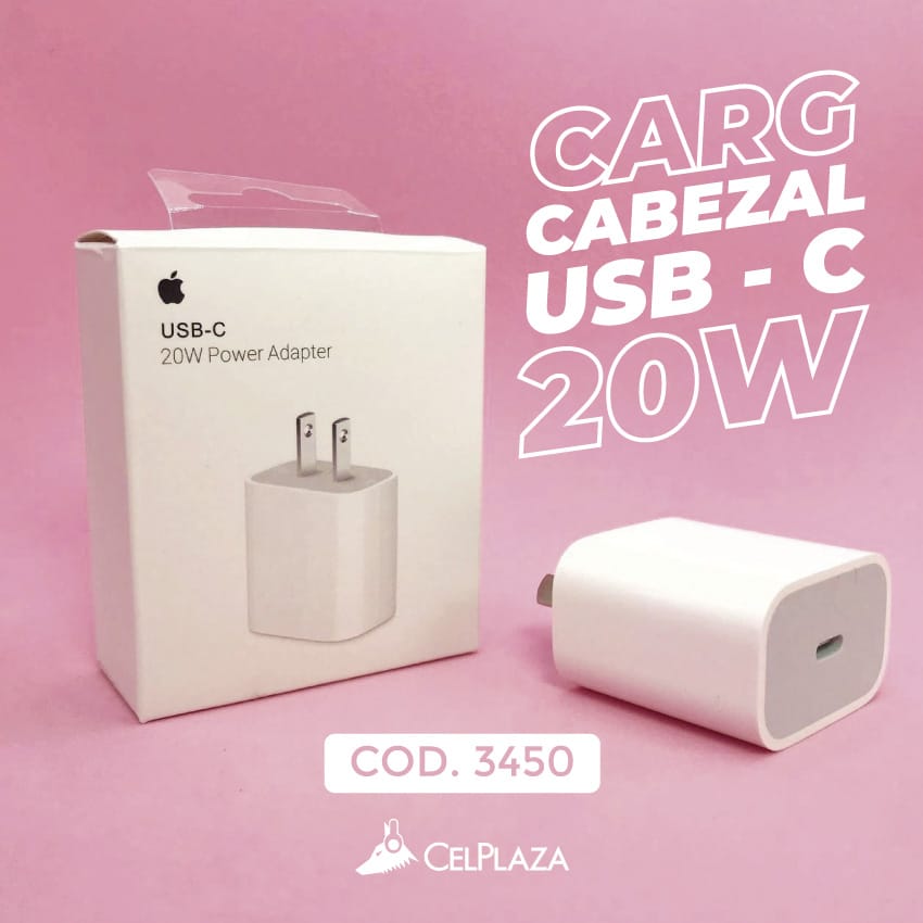 Cargador Cabezal Iphone Original 20W TIPO C Carga Rápida – EDUCOM TECH